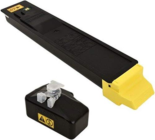 Kyocera 1T02P3AUS0 Model TK-8117Y Yellow Toner Kit For use with Kyocera ECOSYS M8124cidn and M8130cidn Color Multifunctional Printers, Up to 6000 Pages Yield at 5% Average Coverage