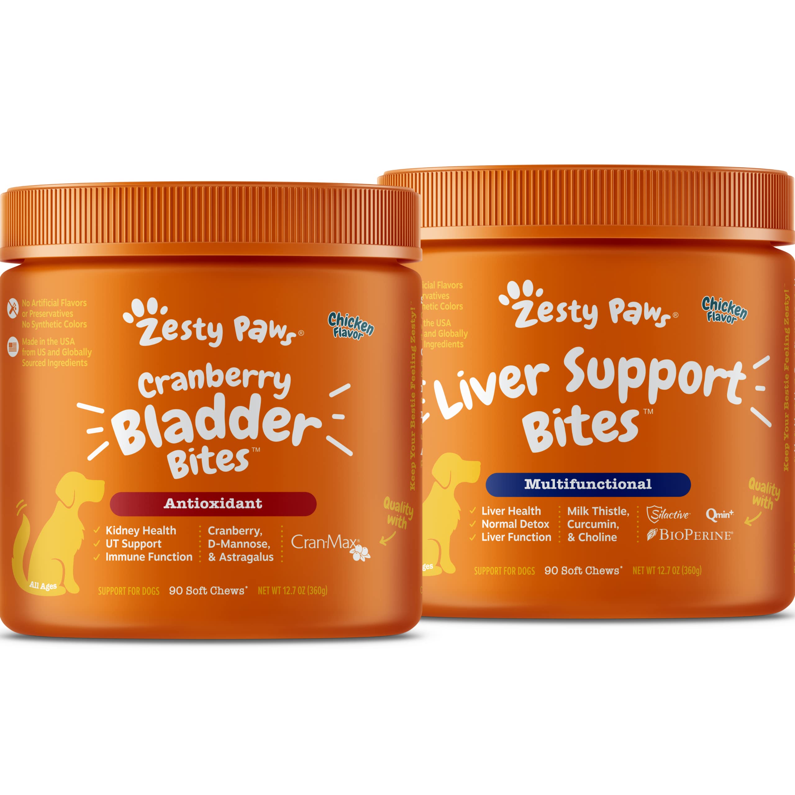 Cranberry for Dogs - UT Incontinence Support + Immune Health Dog Antioxidant + Liver & Kidney Support Supplement for Dogs - with Milk Thistle Extract