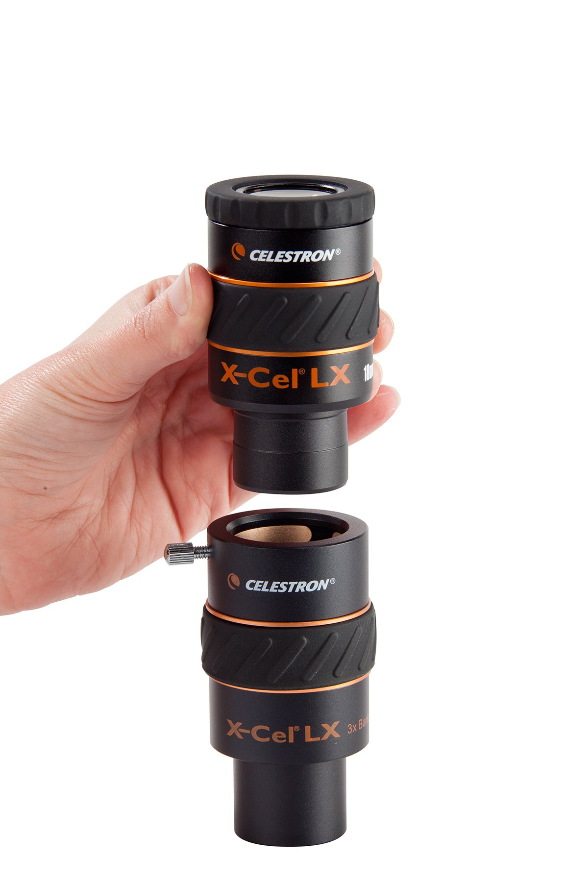 Celestron X-Cel LX Series Eyepiece - 1.25-Inch 9mm 93423 & 93428 X-Cel LX 1.25-Inch 3X Barlow Lens (Black)
