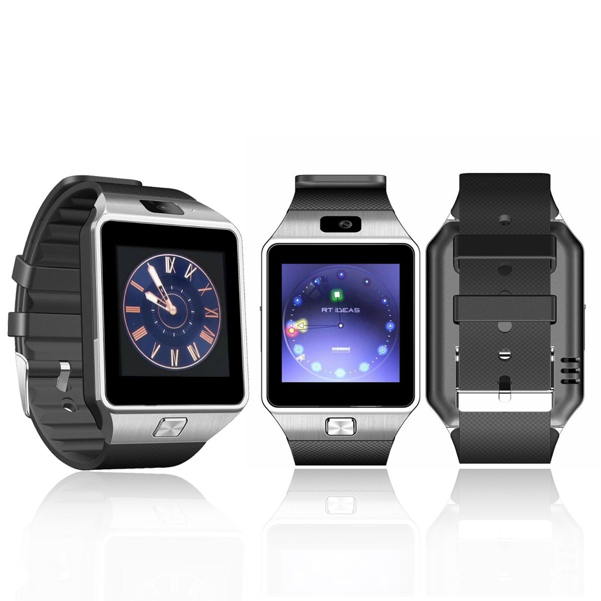 DZ09 Smart Watch Android Sim Card Slot Smartwatch with TF Card Camera by Heshi Inc