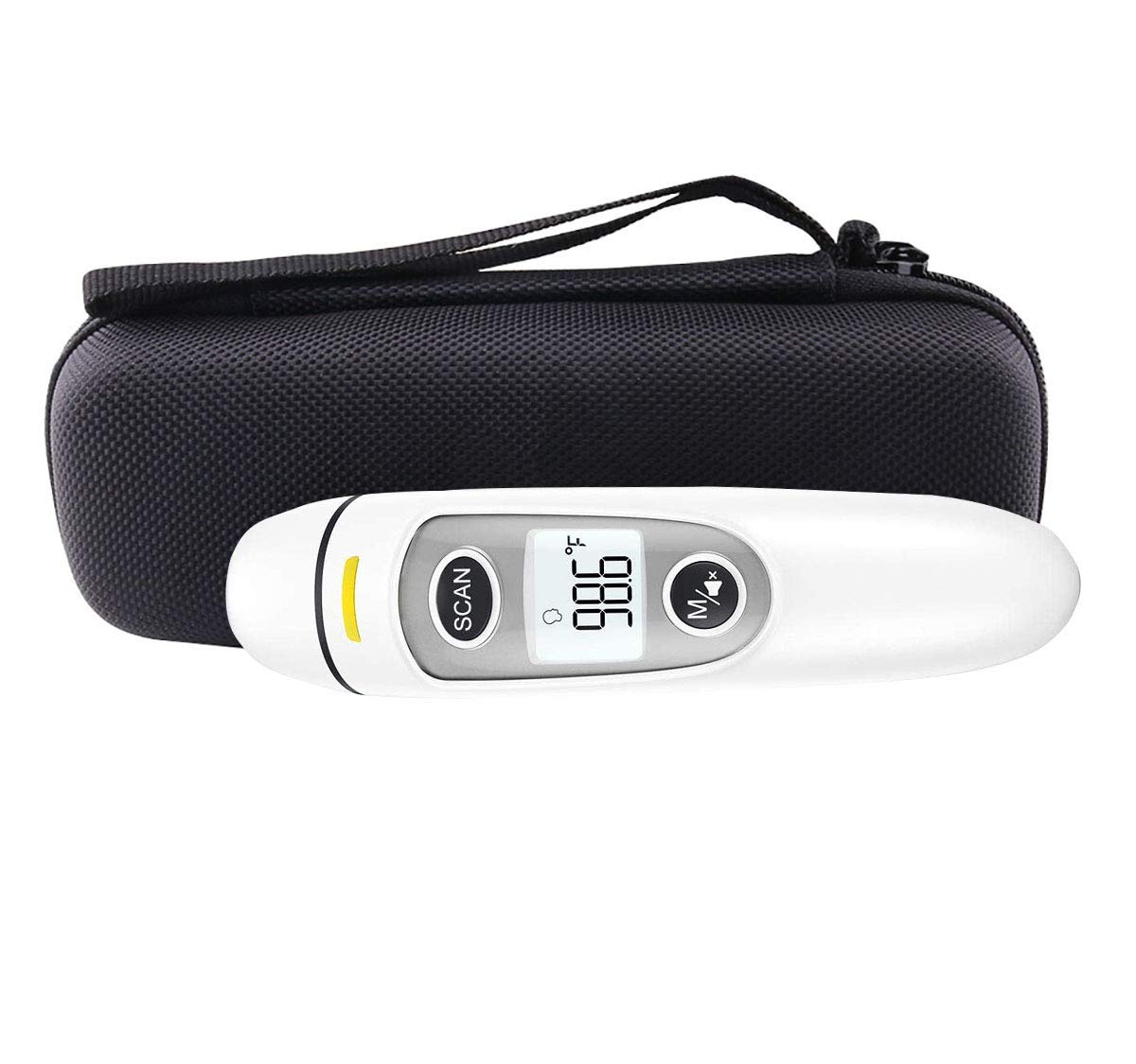 WERJIA Hard Travel Case Carrying Storage Bag for GoodBaby/iProven DMT-489 Ear Thermometer (Only Case)