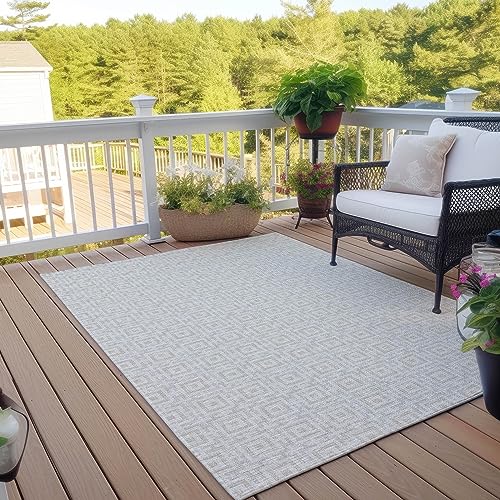 Dalyn Rugs Indoor/Outdoor Marlo MO1 Ivory Washable 8' x 10'
