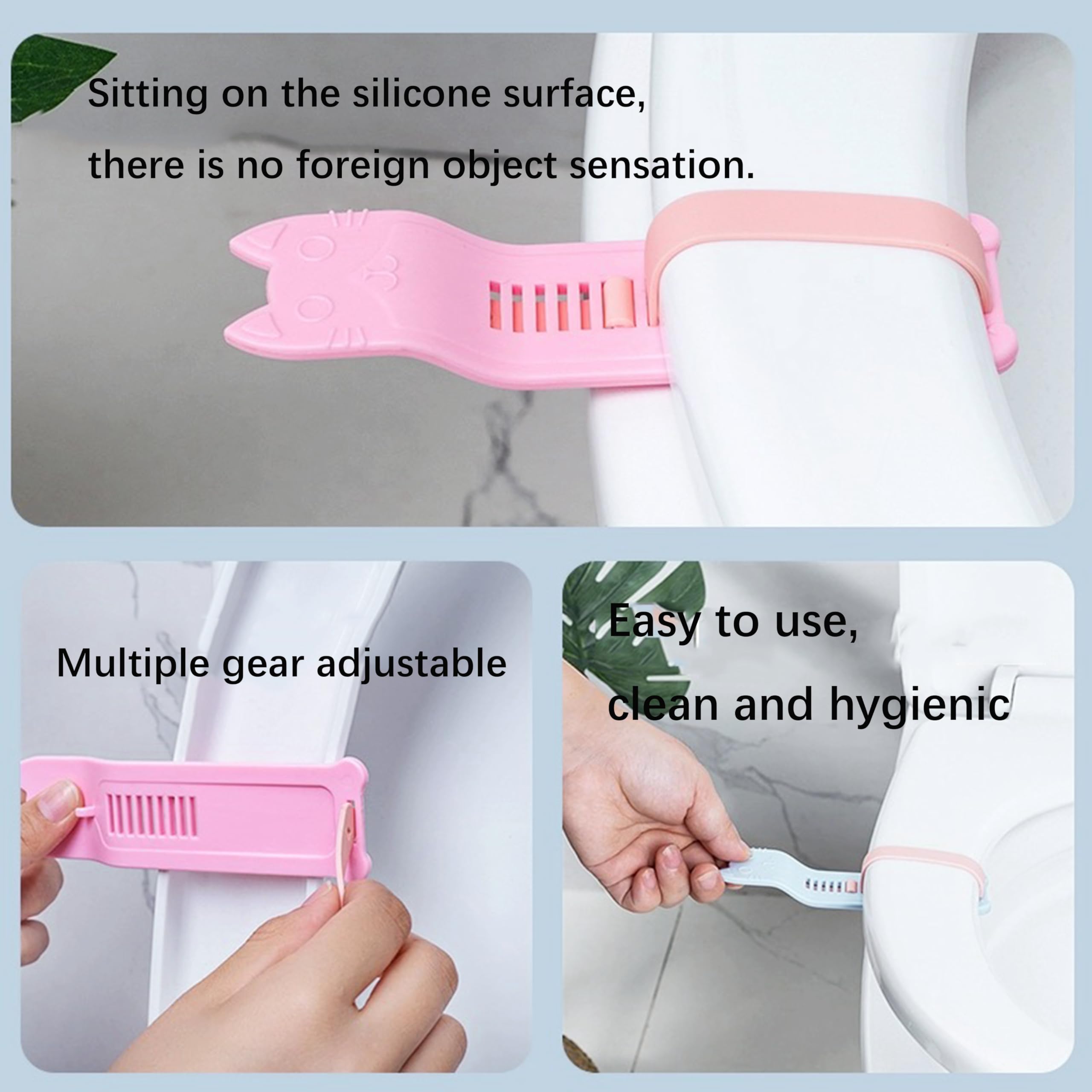 Avoid Touching Toilet Handle Seat Lifter,Toilet Seat Lifter, Handle Hygienic Clean, Easy Application 3 Pack.