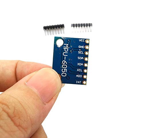 4PCS GY-521 MPU-6050 MPU 6050 3 Axis Gyroscope Accelerometer Sensor Module 6DOF 6 Axis Accelerometers Gyroscopes Module 16 Bit AD Converter Data Output IIC I2C for Arduino