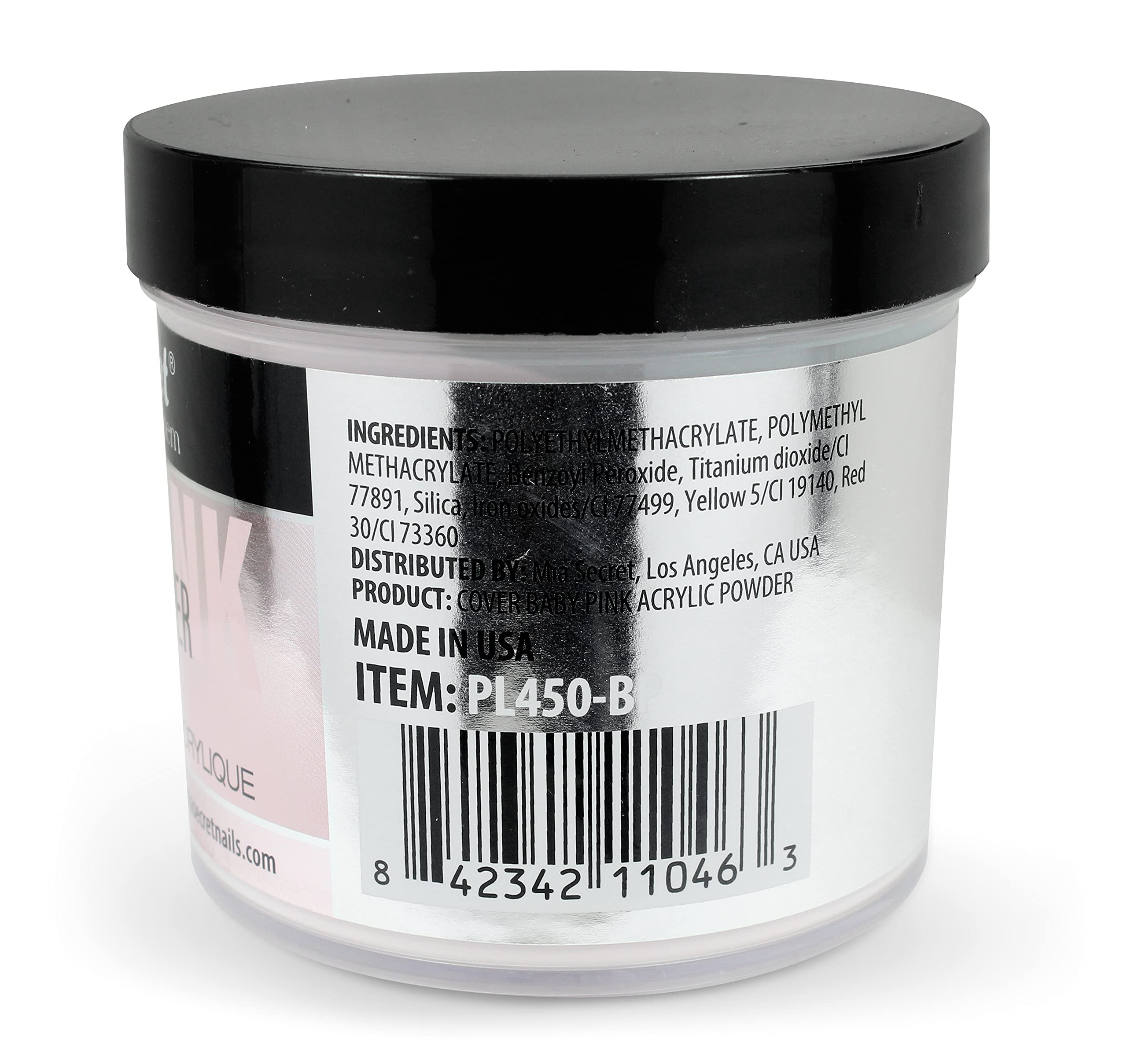 Mia Secret Acrylic Powder Cover Baby Pink 8 oz.