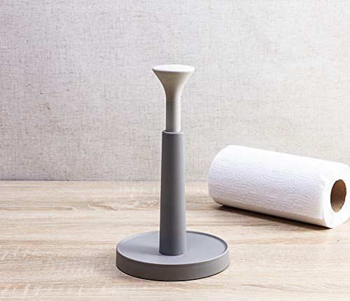 Joseph Joseph Keukenrolhouder Duo Kitchen Roll Holder, Plastic, Dark Grey