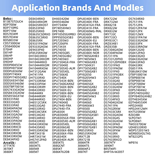 π πππ ππ«π²ππ« ππ’π₯πππ« Spare Compatible with Beko/Grundig/Blomberg/Elektra Bregenz/Arcelk/Mora/Smeg Heat Pump Dryer, Sponge Filter for Tumble Dryer Accessory