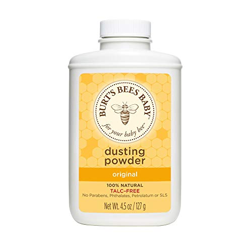 Burt's Bees Baby 100% Natural Dusting Powder, Talc-Free Baby Powder - 4.5 Ounce Bottle (Pack of 3)