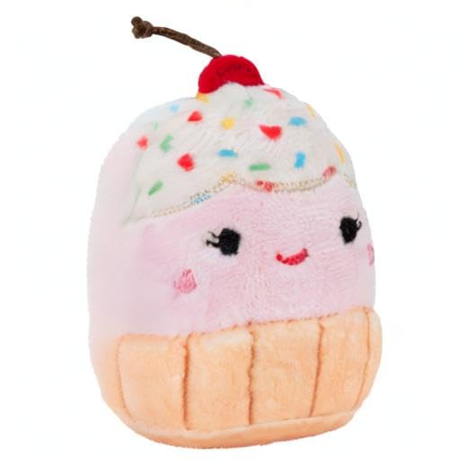 Squishville by Original Squishmallows Sweet Tooth Squad Plush - 2-Inch Bernice, Chanel, Cinnamon, Carmelita, Maya & Clara Plush - Toys for Kids