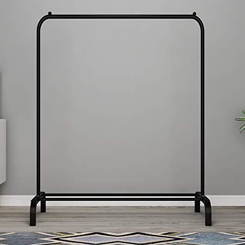UDEAR Garment Rack Freestanding Hanger Multi-functional Single pole Bedroom Clothing Rack Bedroom, Black