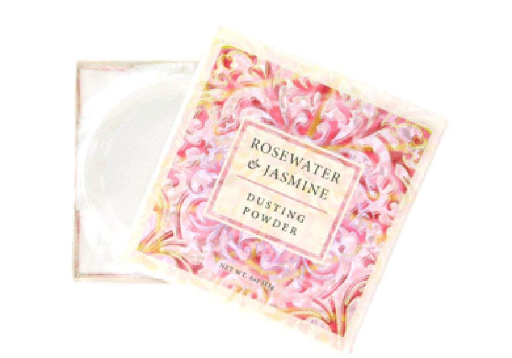 Greenwich Bay Trading Co. Dusting Powder, 4 Ounce, Rosewater & Jasmine - 2 PACK