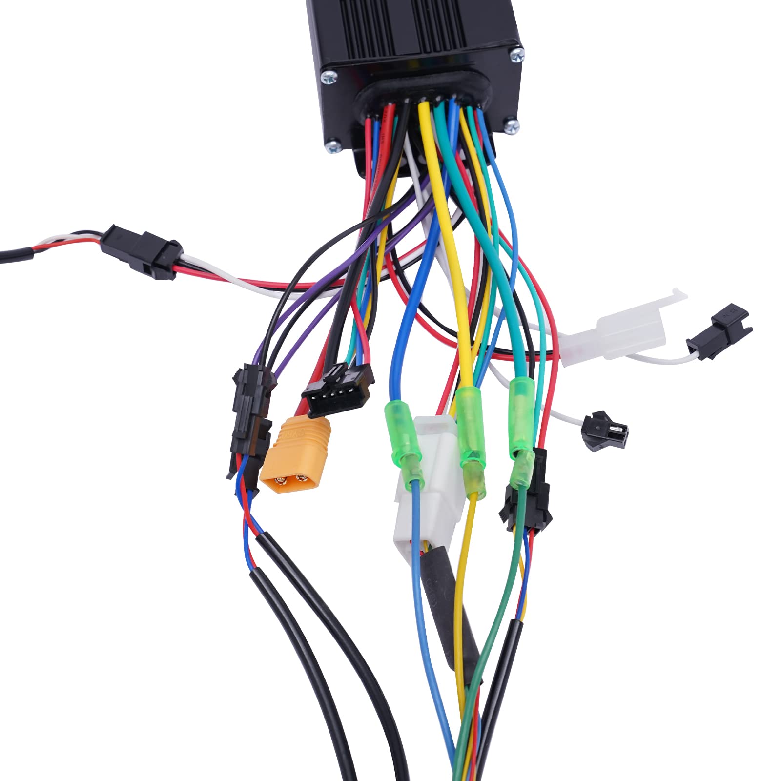 36V 500W E Bike Conversion Kit, Electric Bicycle Motor Kit for 24in Rear Wheel, Electric Motor Kit for Bicycle with Dual Mode Controller 5-Gear Speed Adjustment
