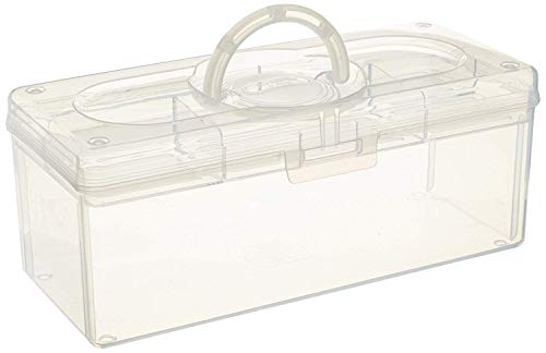 Darice 13-1/2-Inch by 5-1/2-Inch by 5-1/2-Inch Art and Craft Tote