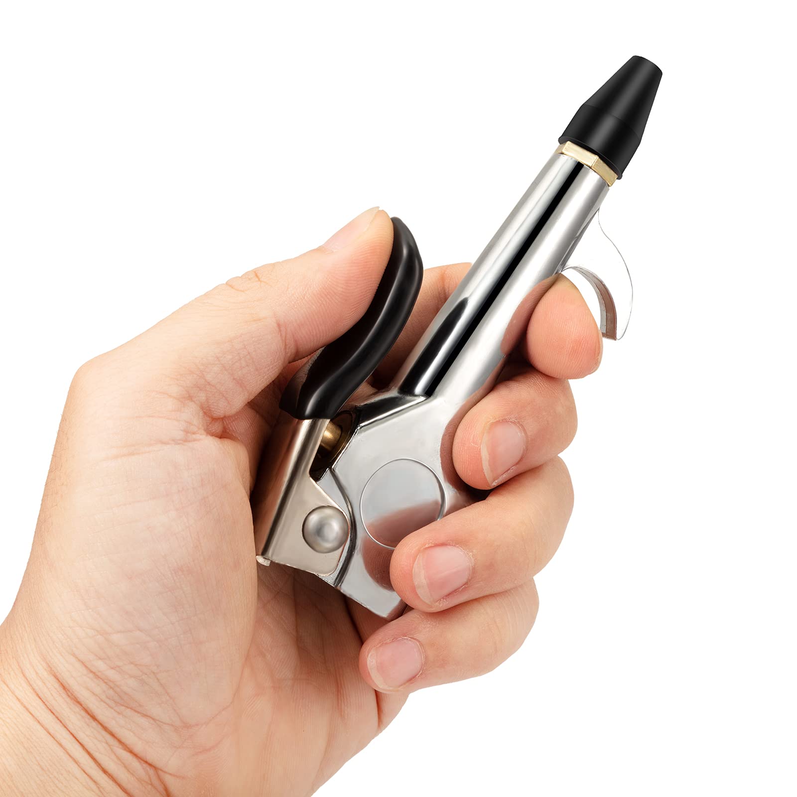8 Pieces Air Blow Tools Adjustable Air Nozzle Blow Tool Air Compressor Flow Nozzle Air Compressor Accessories for Industrial Household Air Blow Compressor