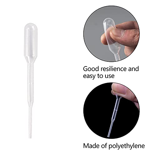 TORMEN Liquid Dropper Pasteur Pipettes for Cupcakes, Strawberry, Chocolates,Whiskey,Alcohol,Syrups,Sodas(0.2ml,12 pcs)