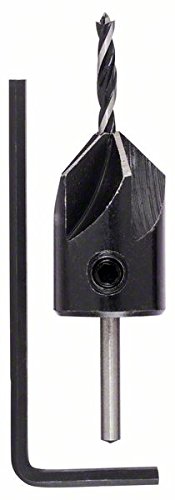 Bosch 2609255216 Wood Drill Bit with 90 Degree Countersink/Diameter 3mm