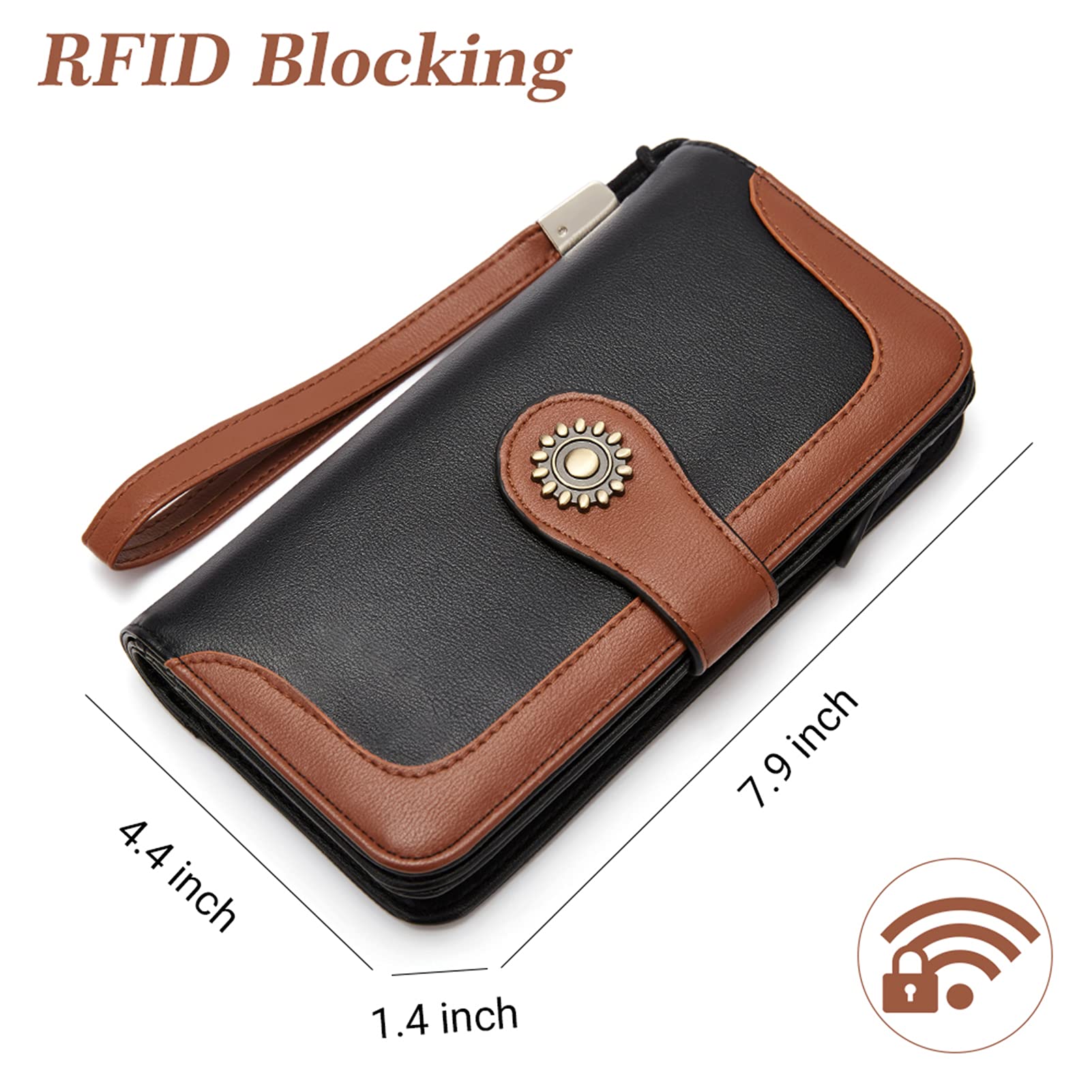 BROMEN Hobo Bags for Women and Wristlet Wallet