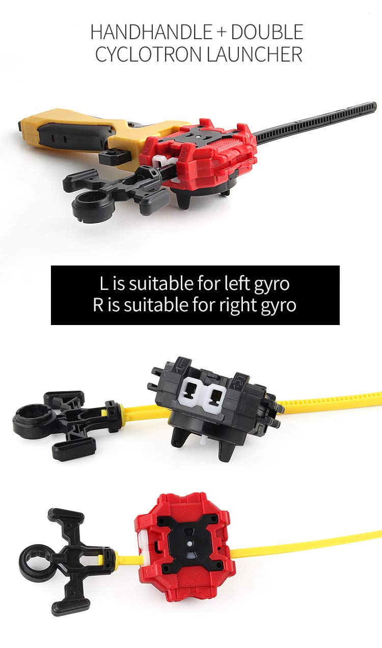 Bay Battle Burst Avatar Attack Battle Set with Two String Launcher and Grip Starter Set