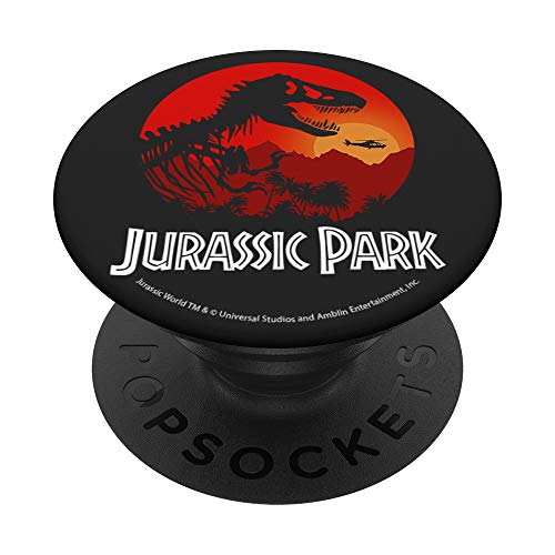 Jurassic Park Red Jungle Sunset Icon PopSockets PopGrip: Swappable Grip for Phones & Tablets