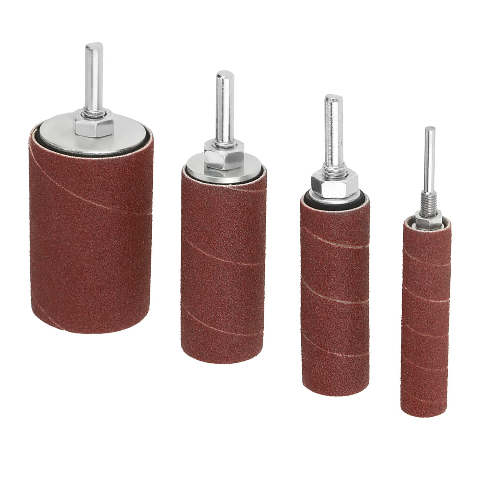 Sanding Drum Kit, Wear Resistant 20pcs Drum Sander Kit, Spindle Sanding Drum Sander Tool Kit, Woodworking for Carpentry Home Improvement DIY