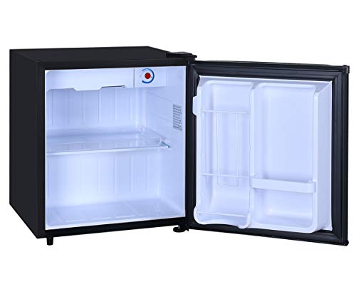 Frigidaire Black EFR115- AMZ 1.6 Cu Ft Bar Fridge, Compact Refrigerator, 1.7, 18.5"D x 17.7"W x 19.8"H