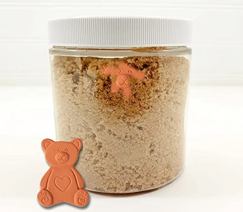 dgudgu 4 PCS Terracotta Brown Sugar Bear Keeper and Saver Brown Sugar Disc Brown Sugar Softener