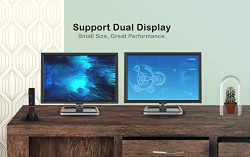 Lenovo M600 Tiny Dual Displays supported Computer (Intel Pentium up to 2.64GHz, 4G DDR RAM, 128GB SSD, WiFi, Bluetooth, HDMI, USB 3.0, Dual DisplayPort, Windows 10 pro) (Renewed)
