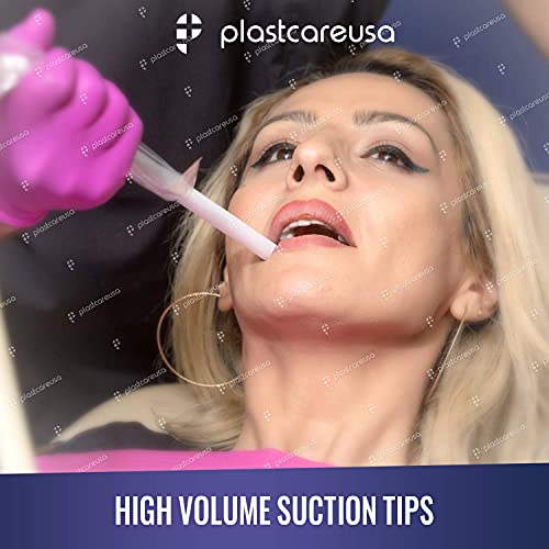 High Volume Evacuator HVE Tips - 1000 HVE Suction Tips Dental Disposable - Vented Evacuation Aspirator Tips with Smooth Edges (Rainbow Assorted - 10 Bags of 100) by PlastCare USA