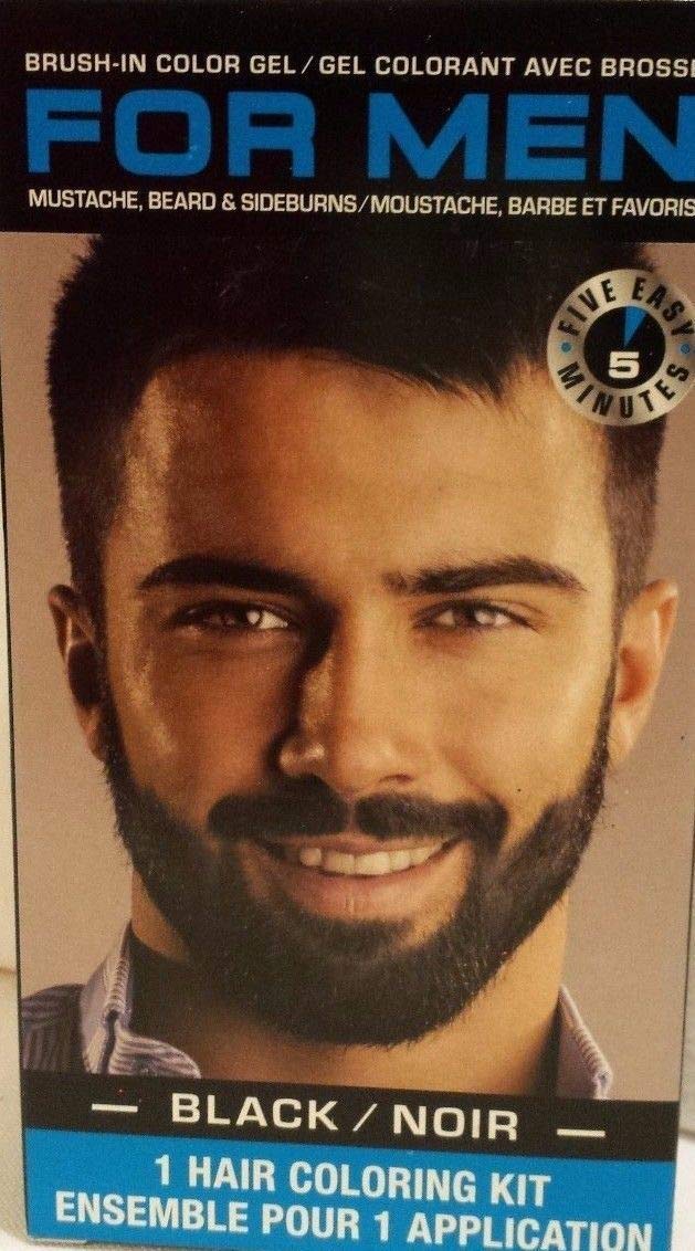 For Men Brush In Mustache Beard & Sideburns Color Compare To Just For Men Black