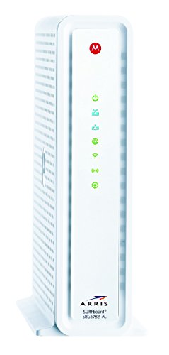 Motorola SURFboard eXtreme Cable Modem & Wi-Fi AC Router with MoCA Networking for Comcast, Time Warner, Cox, Charter, Suddenlink, Mediacom (SBG6782-AC) (Renewed)