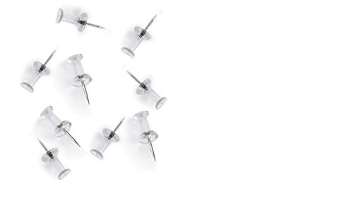 Darice Office Tool Box Clear Push Pins
