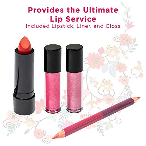 Vokai Makeup Kit Gift Set - 41 Eye Shadows, 7 Body Glitters, 1 Lip Liner Pencil, 1 Lipsticks, 4 Blushs, Eye liner pencil, 5 Concealers, 2 Lip Gloss, 5 Bronzers, Mirror