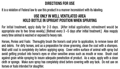 Farnam Mosquito Halt Repellant Spray for Horses, 1 gallon