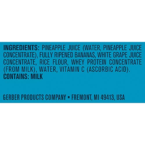 Gerber Baby Food 2nd Foods, Snacks for Baby, Hawaiian Delight Dessert, 3.5 Ounce Tubs, 2-Pack (Pack of 8)
