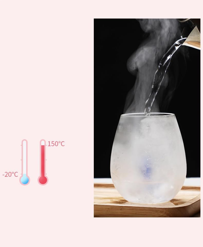 500ml Borosilicate Glass for Wine Plant 3D Animal Single Layer Cups (Flamingo)