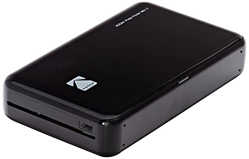Kodak HD Wireless Portable Mobile Instant Photo Printer, Print Social Media Photos, Premium Quality Full Color Prints. Compatible w/iOS and Android Devices (Black)