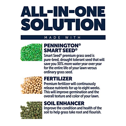 Pennington Lawn Booster Sun & Shade Mix Grass Seed & Fertilizer 9.6 lb