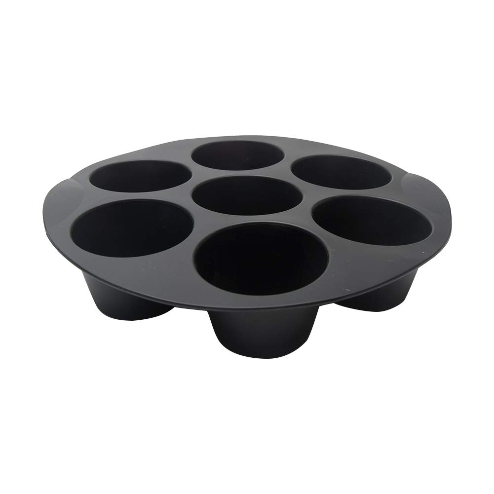 Air Fryer Accessories, 18cm or 21cm Air Fryer Silicone Cupcake Mold, Universal Chocolate Muffin Cake Mold(18cm)