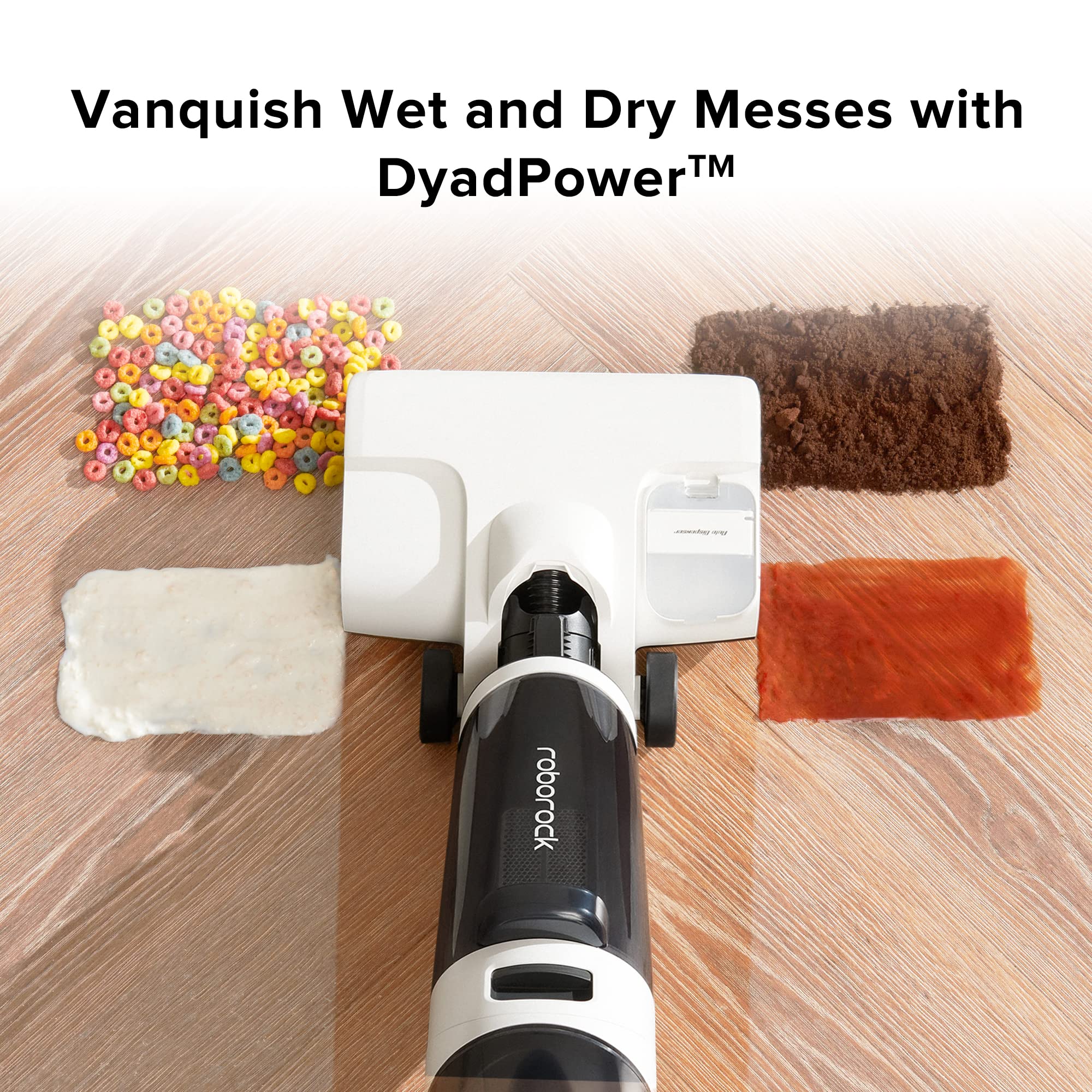 roborock Dyad Pro Wet Dry Vacuum Cleaner with Double Rollers, Cordless Vacuum Mop All in One, Self-Cleaning & Drying System, Floor Cleaner Machine for Mopping Hard Floor, Hardwood, Tile Flooring