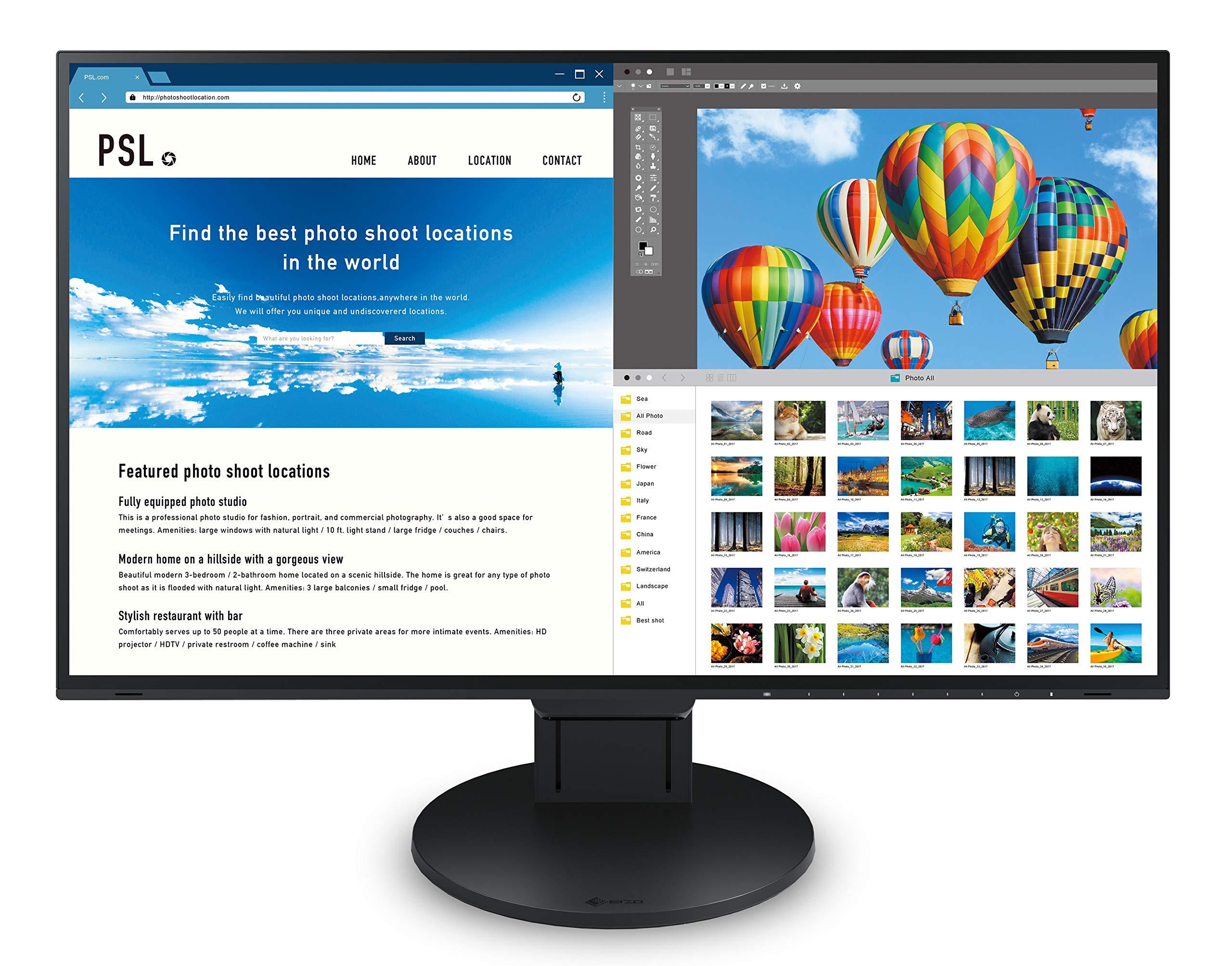 EIZO FlexScan EV2785 27" Professional IPS LCD Monitor 3840x2160 EV2785FX-BK