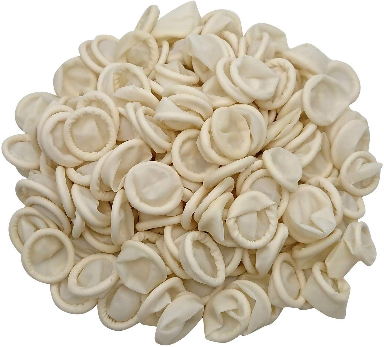 Large Latex Finger Cots Anti Static Rubber Fingertip Protective Finger Cots for Electronic Repair, Handmade Apply, 600 Pcs