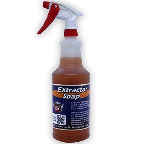 Detail King Car Interior Extractor Soap - Auto Fabric Cleaner - 32 Oz