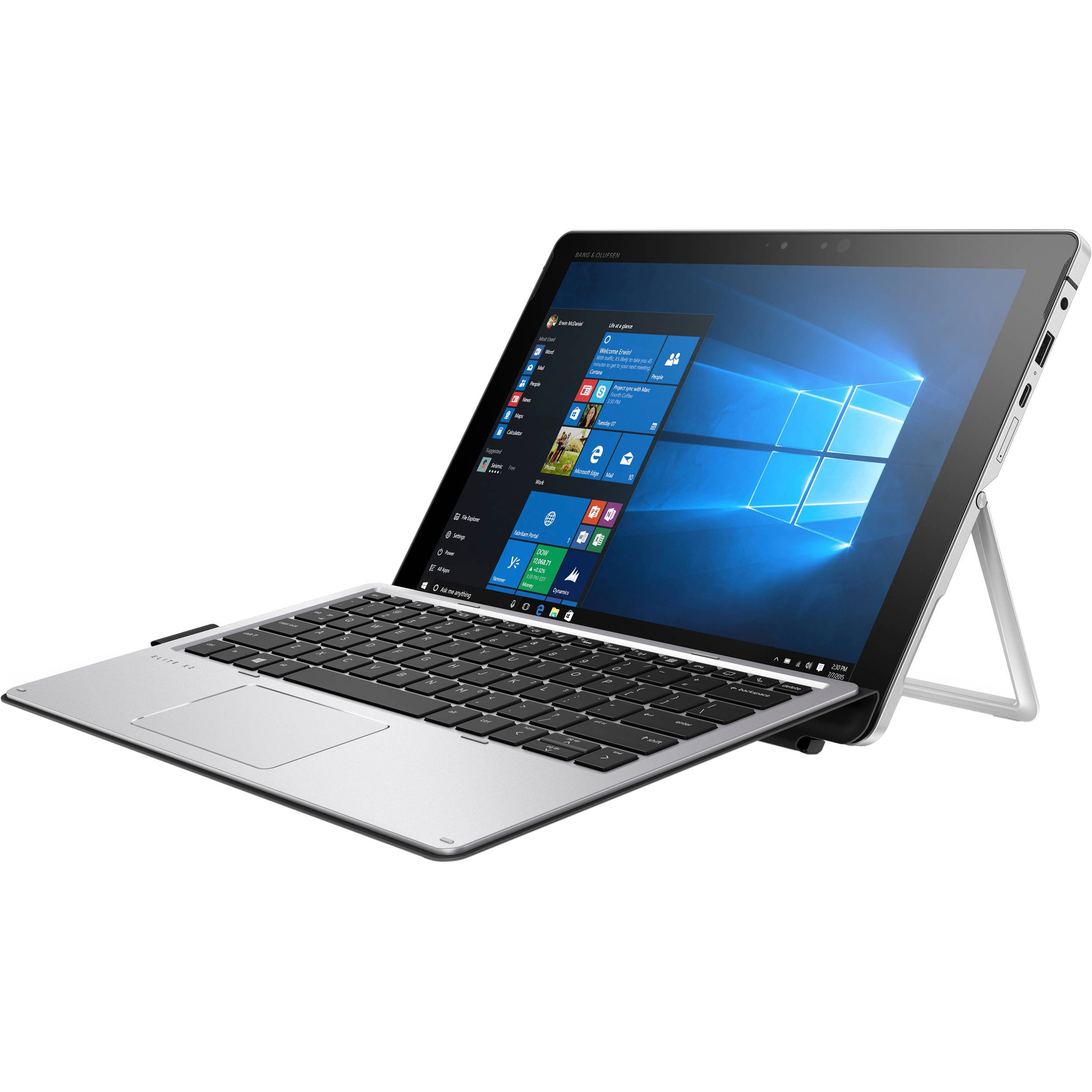 HP Elite X2 1012 G2 2-in-1 Detachable Business Tablet Laptop - 12.3" Gorilla Glass Touchscreen WQXGA+ (2736x1824), Intel Core i5-7200U, 256GB SSD, 8GB RAM, Keyboard + Active Pen, Windows 10 Pro