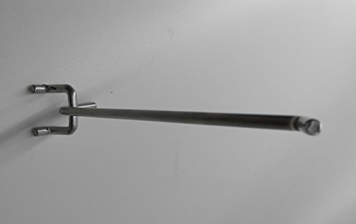 FixtureDisplays® 6" Peg Hook Pegboard Hook Pegwall Hook Wire Slatwall Hook Metal Peg Hook Metal Slatwall Hook 16736