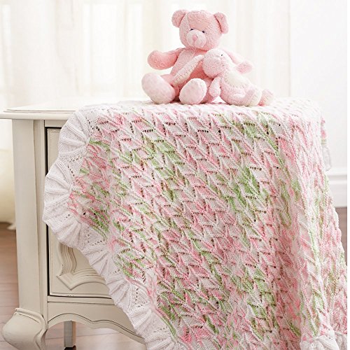 Bernat Baby Sport Big Ball Ombre Yarn - (3) Light Gauge 100% Acrylic - 9.8oz - Blossom - Machine Wash & Dry