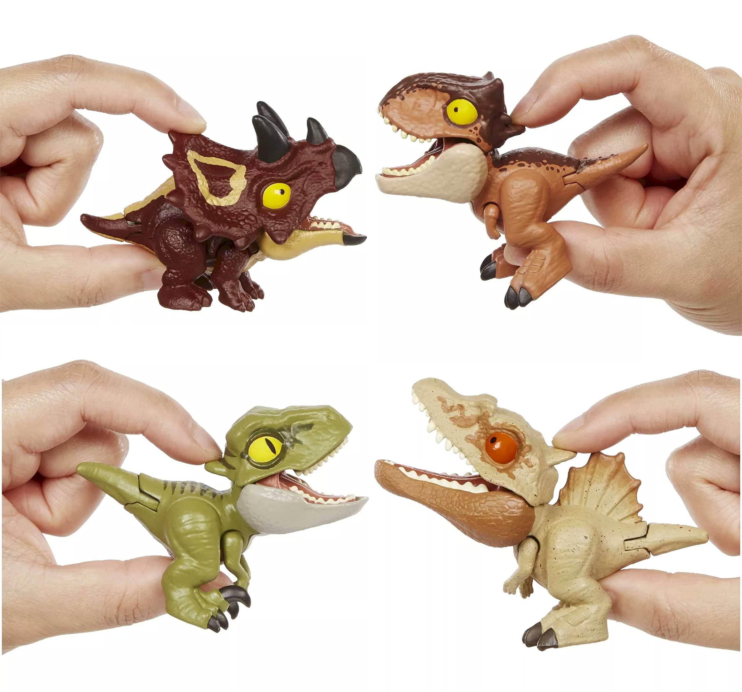 Jurassic World Toys Camp Cretaceous Snap Squad Triceratops Figure