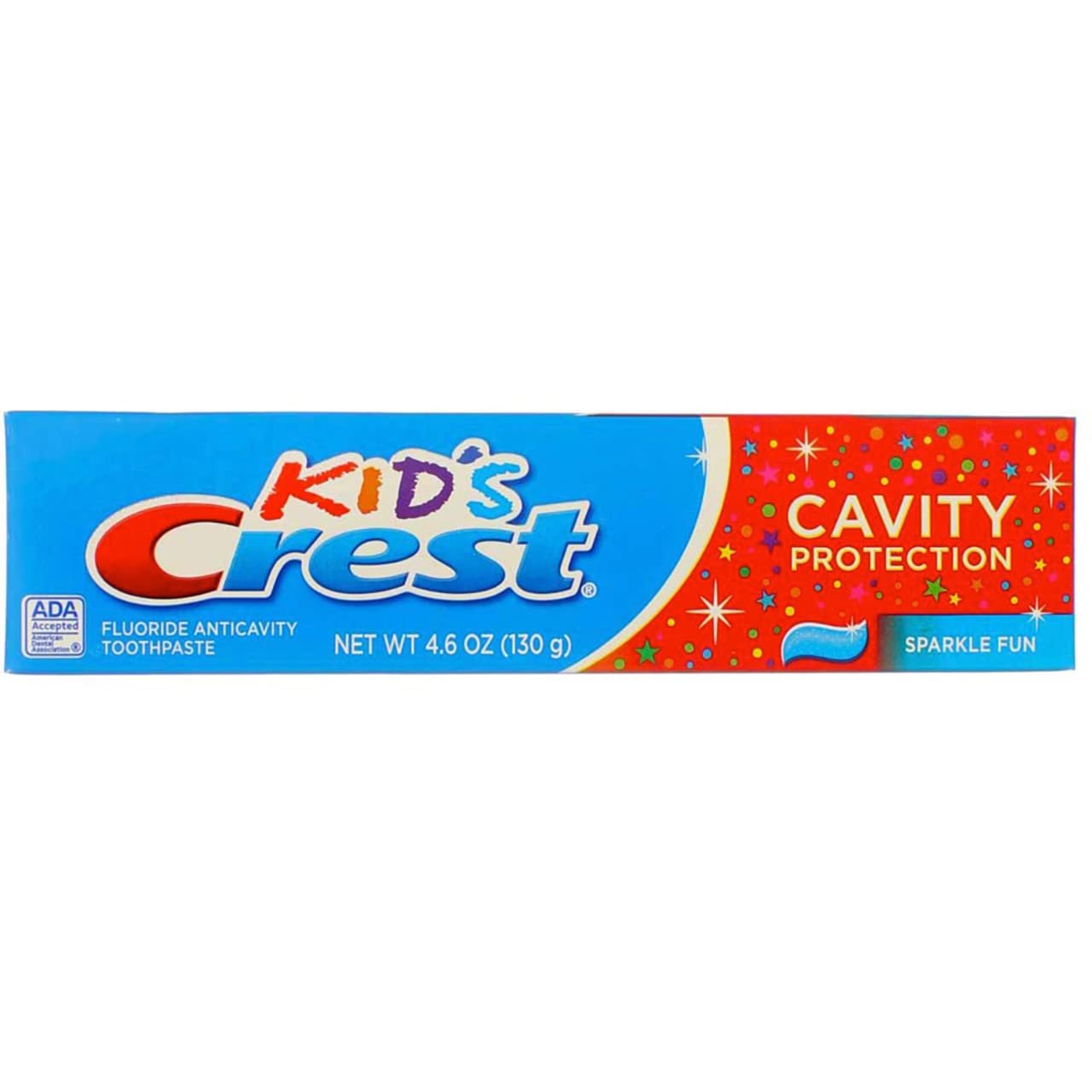 Crest Toothpaste Kids' Cavity Protection, Sparkle Fun Flavor 4.60 oz