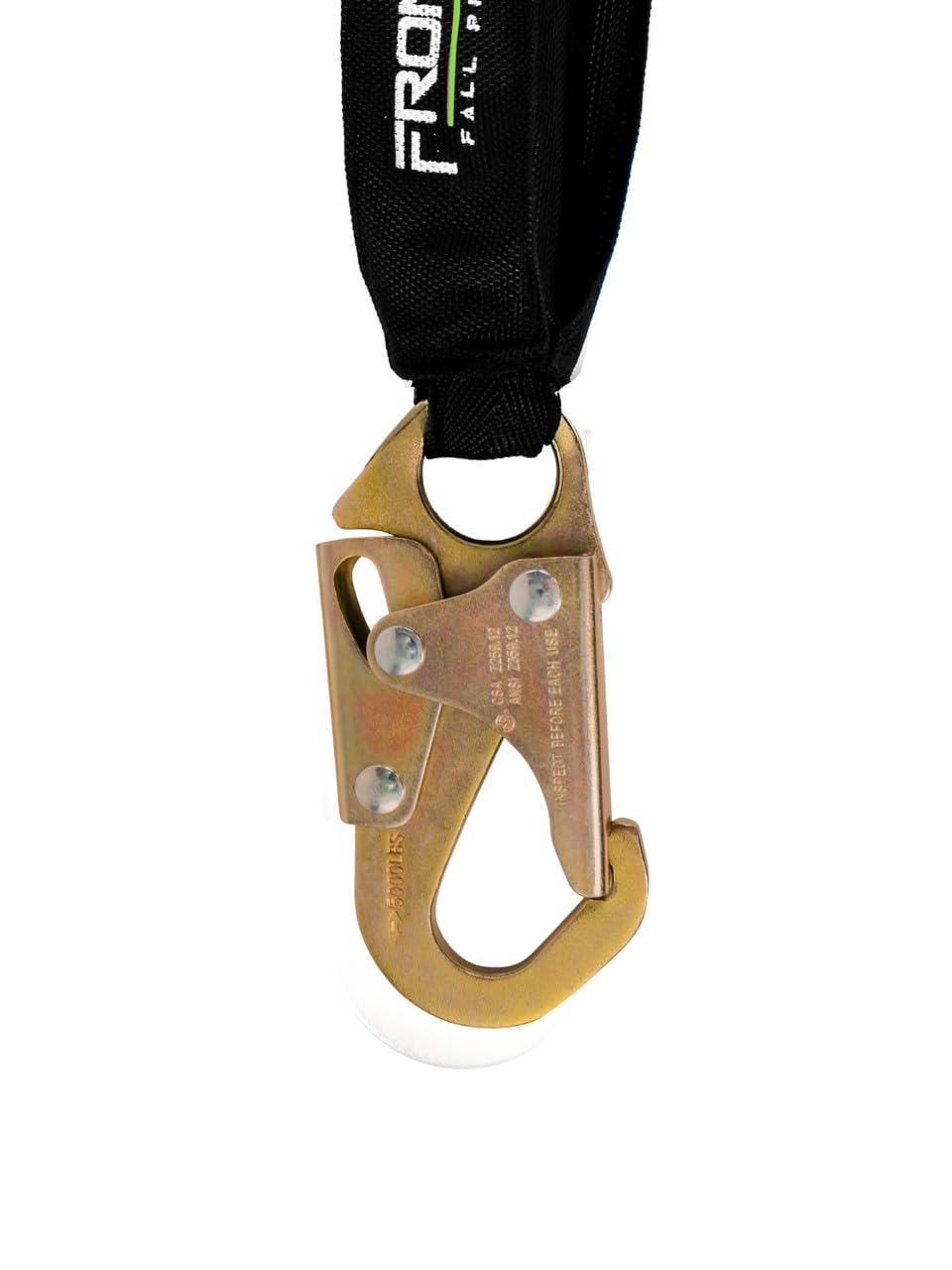 Frontline RPW061S 6' Web SRL with Steel Snap Hook | Pocket-Sized Design | Lightweight & Durable | High-Strength Webbing | Quick-Action Braking | 310 lbs Capacity | ANSI & OSHA Compliant