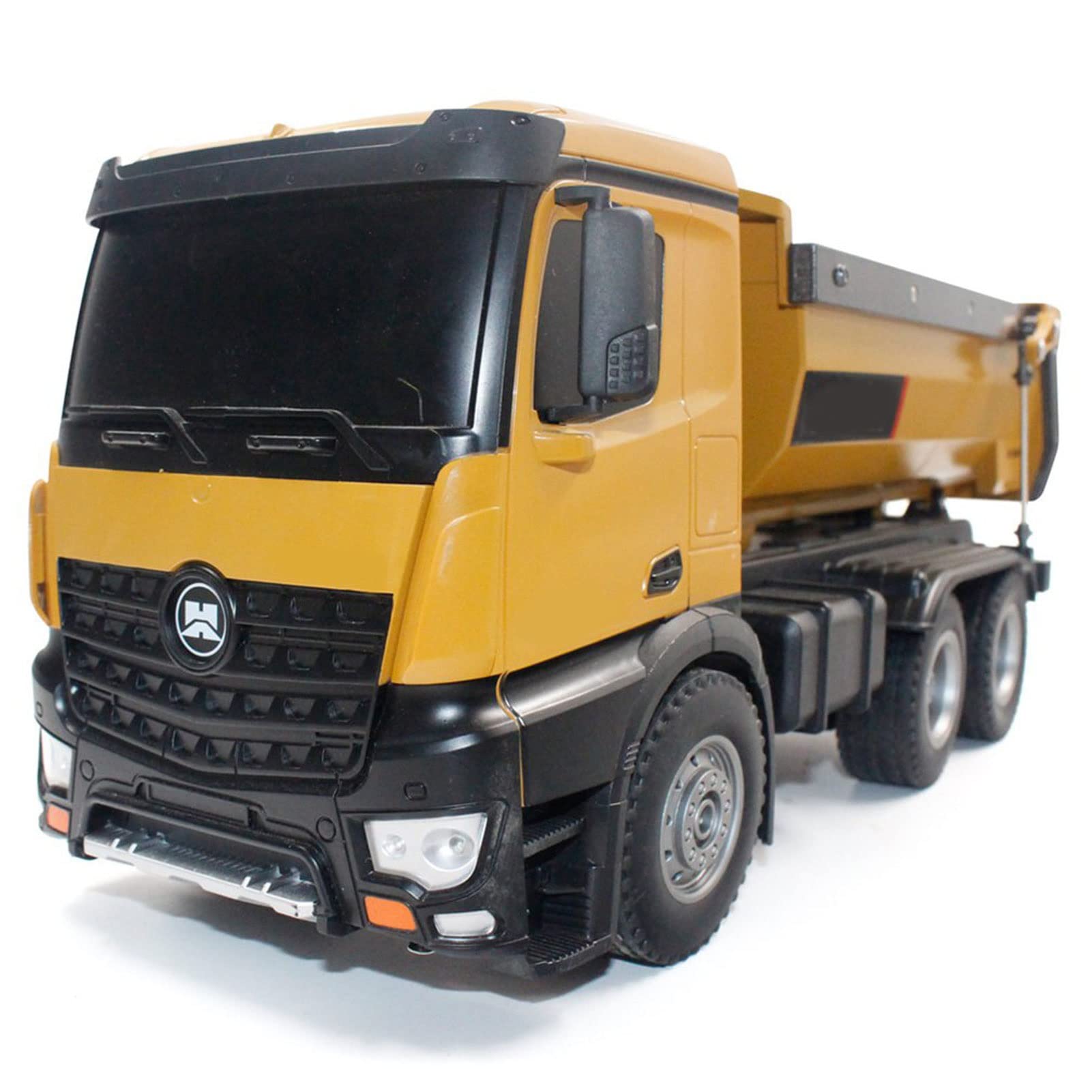 BZGWECD Remote Control Construction Dump Truck 10 CH Alloy Construction Car Remote Control Vehicle Toy RTR RC Truck Gift for Boy