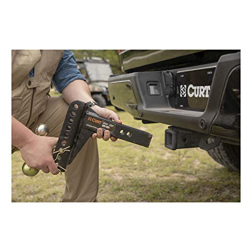 CURT 45910 Replacement Shank for Adjustable Trailer Hitch Ball Mount #45900 or #45907, Fits 2-Inch Receiver